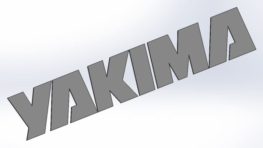 OH/OP YAKIMA DECAL, SILVER – Yakima
